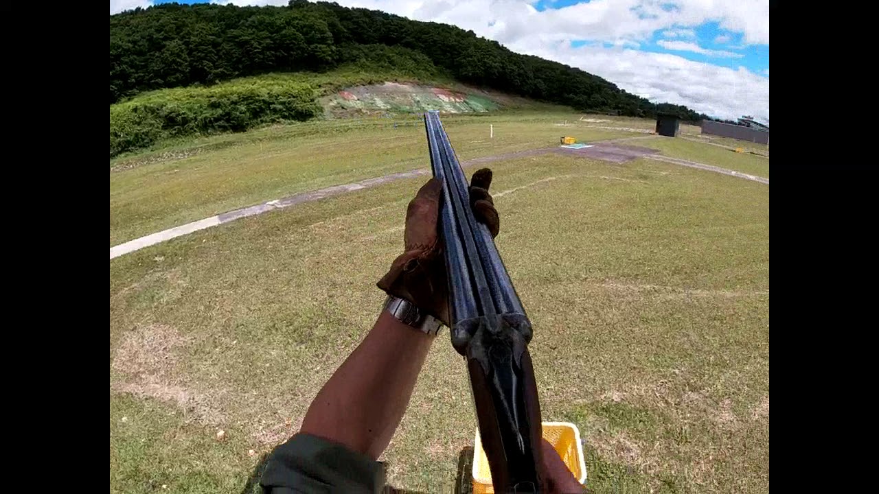 Shotgun Shooting: practicing my side-by-side at a local shooting range ...