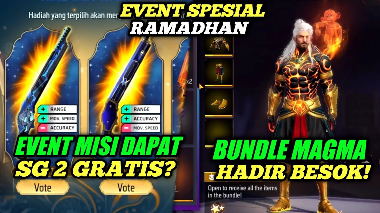 SG 2 GRATIS RAMADHAN‼️BOCORAN EVENT FF BULAN RAMADHAN 2025 | EVENT ...