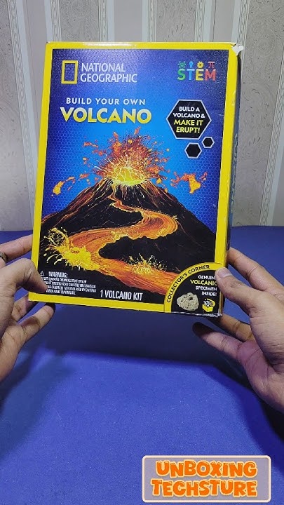 Make your own volcano: A DIY Science experiment (Part 1) - YouTube