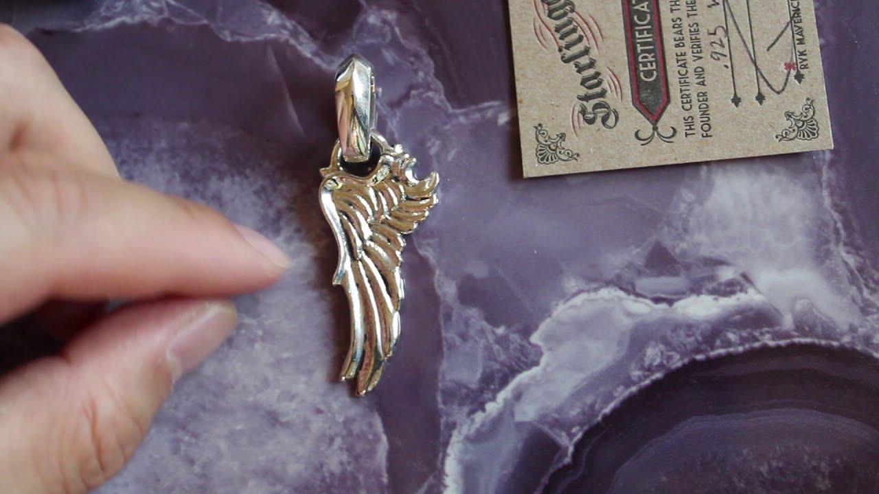 Starlingear Wing Pendant - Silver That Can Fly - YouTube