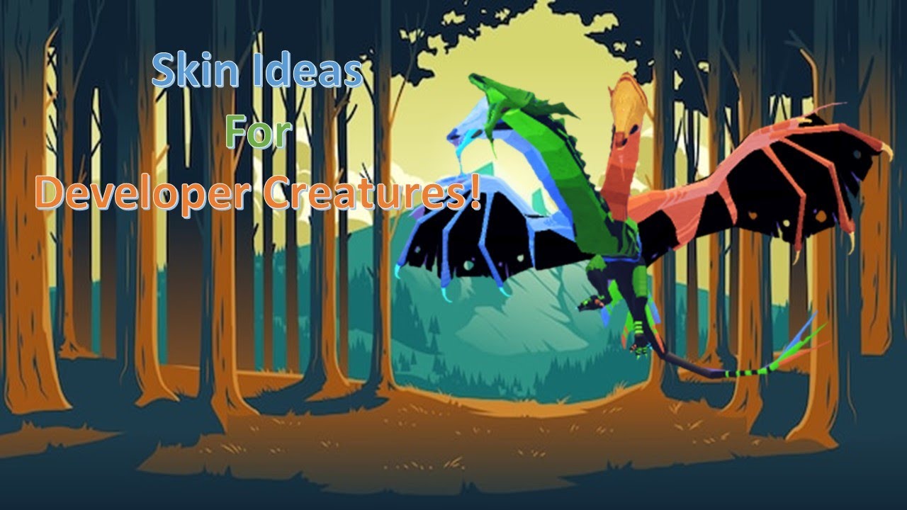 Skin Ideas for Developer Creatures! | Creatures of Sonaria - YouTube