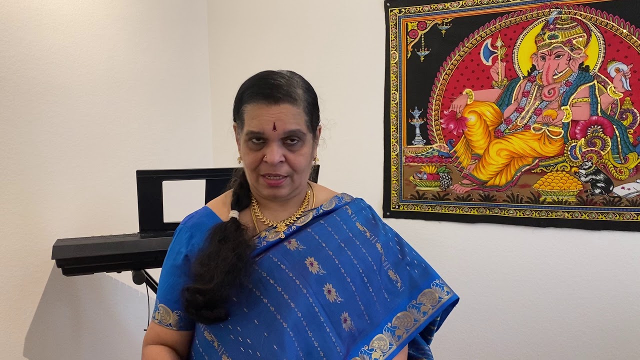 Listen to Raagamaalika Arabhimanam (a song with many raagas) from Devika Rajan, Dallas, USA ...