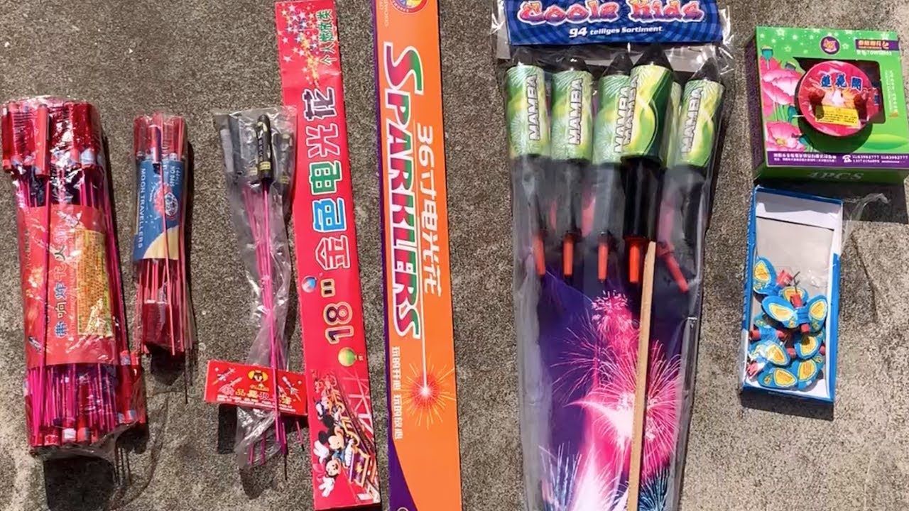 firecrackers and fireworks in Chinese New Year - YouTube