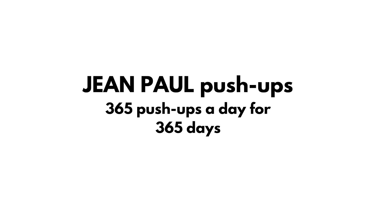 Day 363 - 180 to 151 push ups, set 7 - YouTube