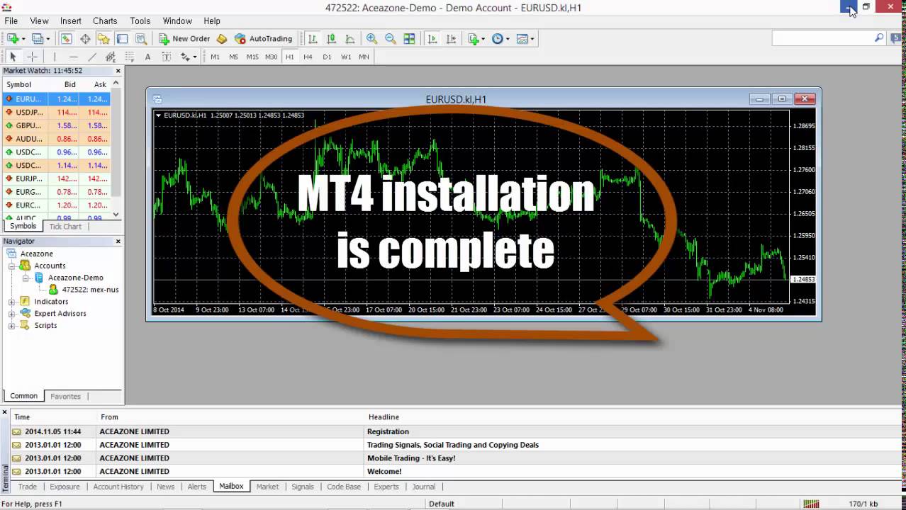mt4-EA -setupstart - YouTube