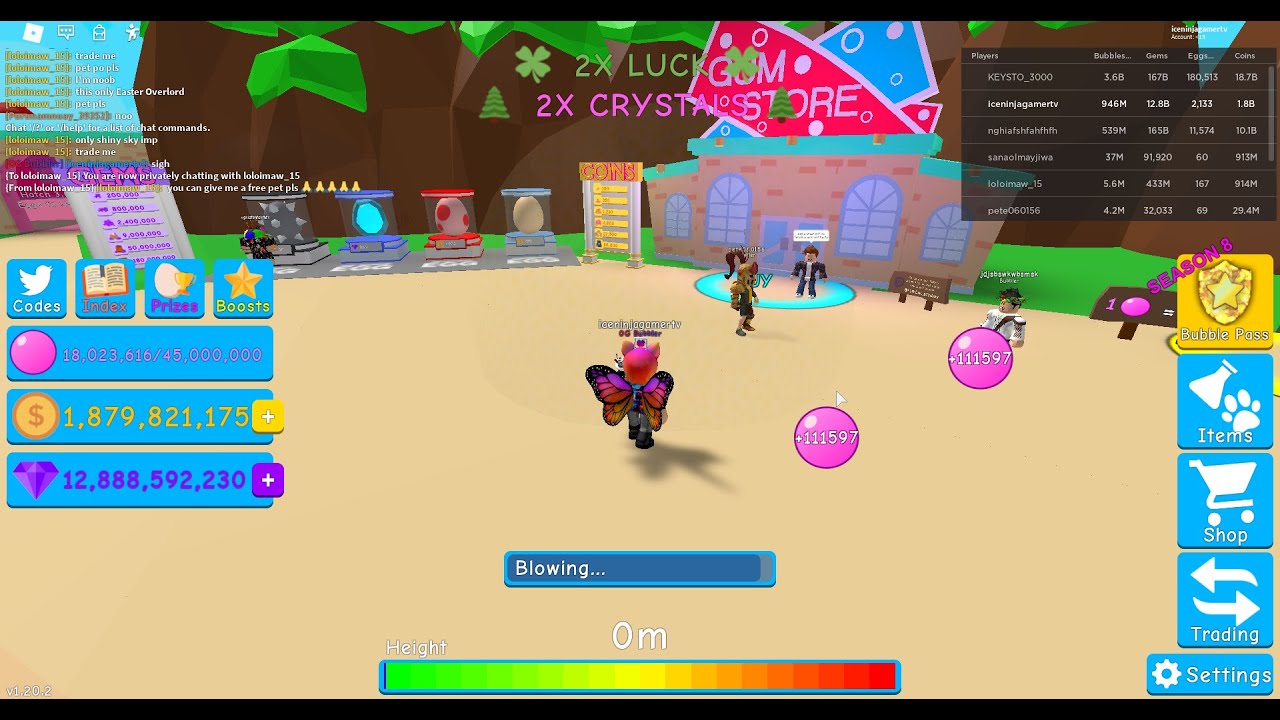 Rolobx BGS(bubble gum simulator - YouTube