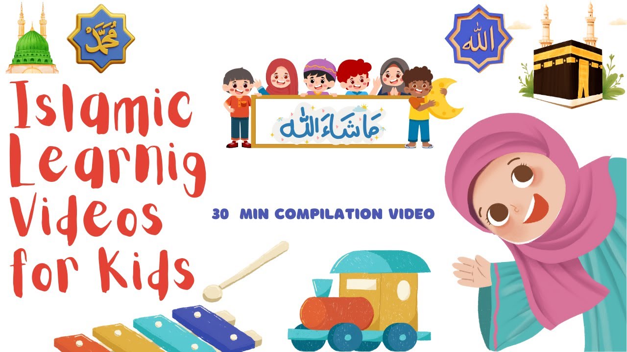 Muslim Songs For Kids 🤍 Allah Is One We Love Allah ☀️ Mini Muslims ...
