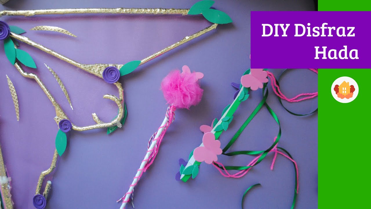 Cómo hacer disfraz de hada del bosque - YouTube
