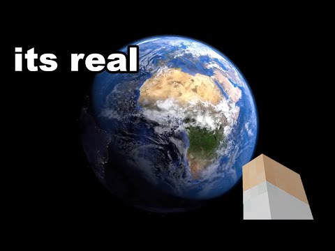 I Beat Minecraft on Earth 1:1000 Scale