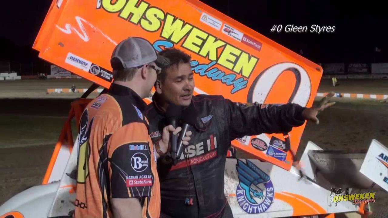 #0 Glenn Styres 2014 Recap @ Ohsweken Speedway - YouTube
