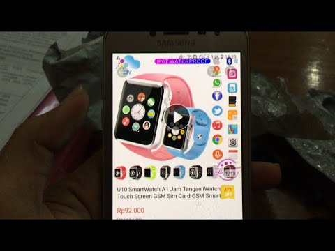 Unbox smartwatch u10 - YouTube