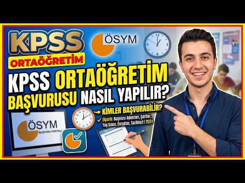 2026 KPSS ORTAÖĞRETİM BAŞVURULARI NASIL YAPILIR?/HANGİ ÖĞRENCİLER BAŞVURABİLİR?/SINAV NE ZAMAN?
