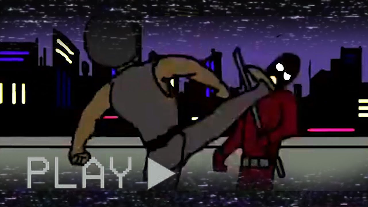Rooftop KungFu Brawl on VHS (Animated Short Fight Scene) - YouTube