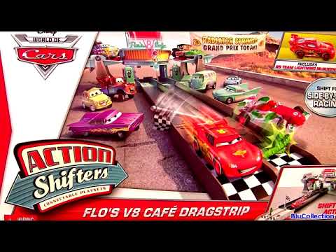 Cars Flos V8 Cafe Dragstrip Track Action Shifters Playset Disney Pixar Review Radiator Sp (Reupload)