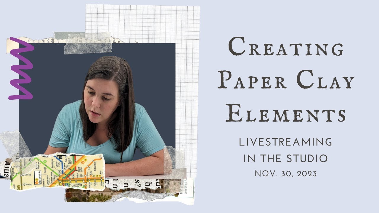 Creating Paper Clay Elements - YouTube
