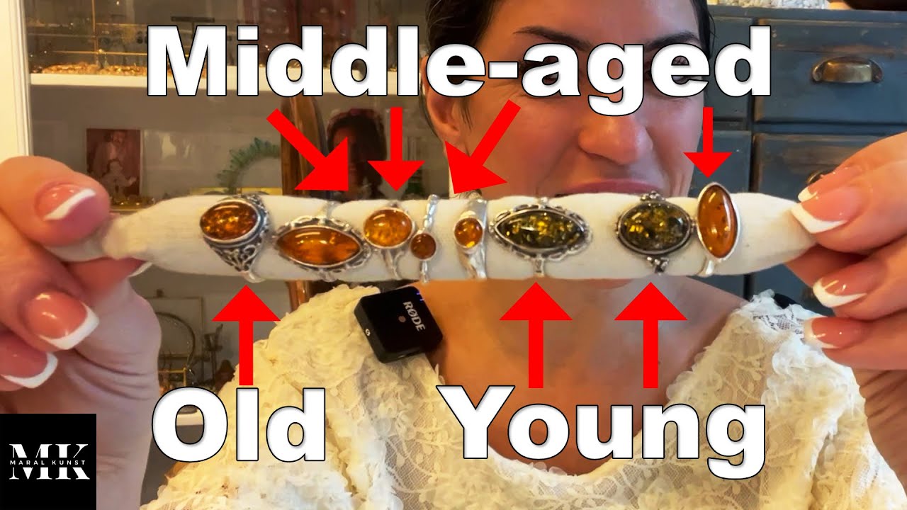 Did you know that AMBER STONE has an age? || Amber silver ring ...