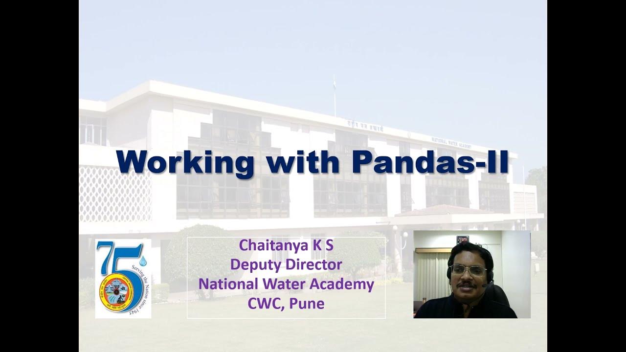 Working with Pandas(Part II) - YouTube