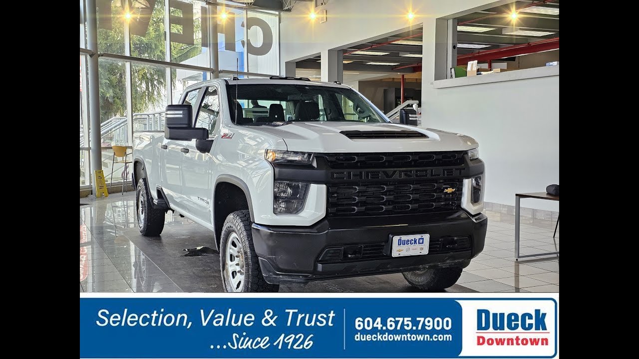 2021 CHEVROLET SILVERADO 3500HD #60459A Vancouver BC, Dueck Downtown GM ...