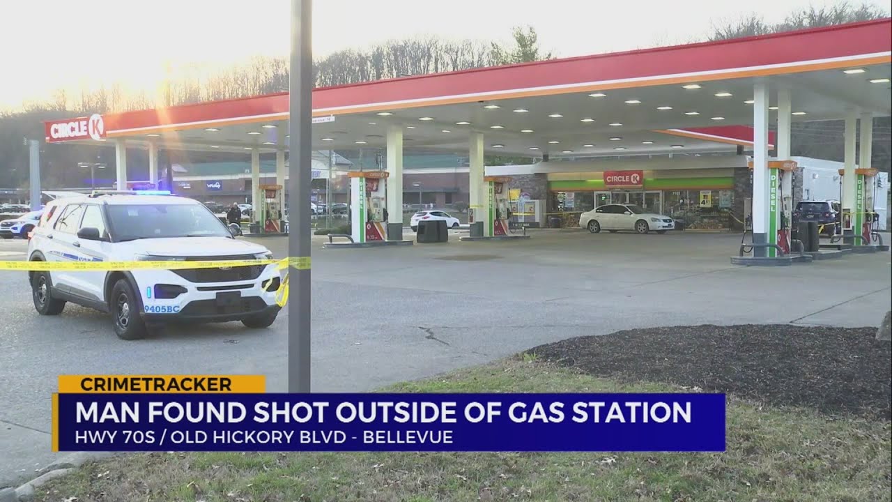 Man found shot outside gas station in Bellevue - YouTube