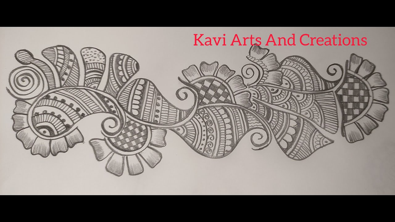 Beautiful Arabic Mehandi Design For Hand'S | Kavi Arts And Creations ...