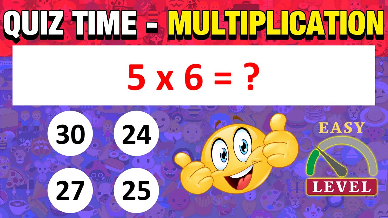 Quiz Time - Multiplication | Quiz N Fun Games | S03 - YouTube