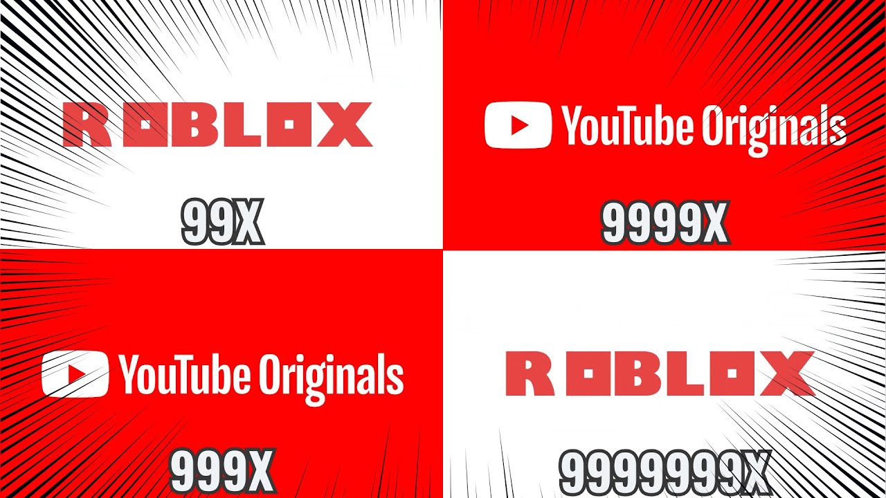Roblox Intro And YouTube Intro Getting 999999X Speed - YouTube