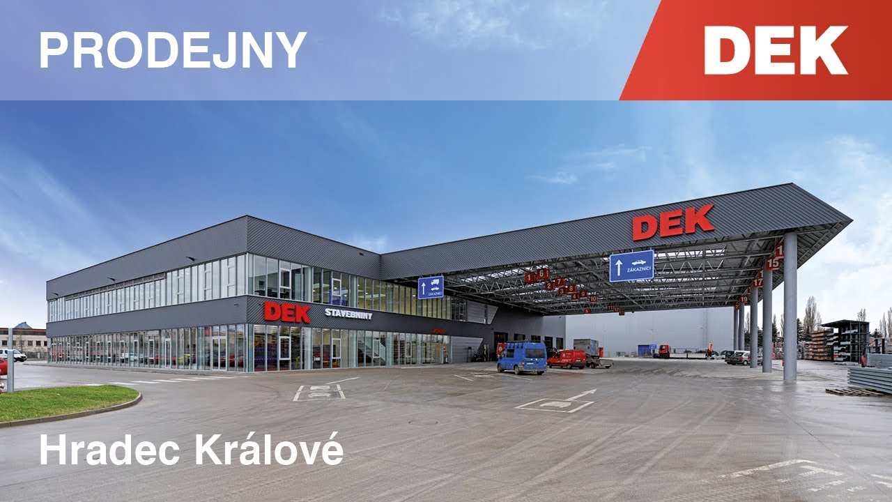Prodejna Stavebnin DEK Hradec Králové - YouTube