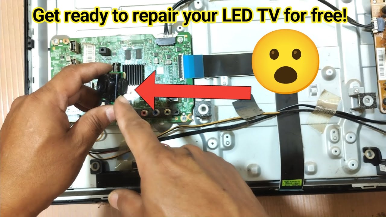 FREE repair technique and trick! SAMSUNG LED TV Repairing 🪛 - YouTube
