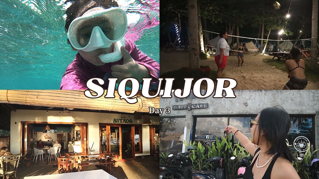 SIQUJOR DAY 3 | snorkeling, driving around the island, glamping, & more ...