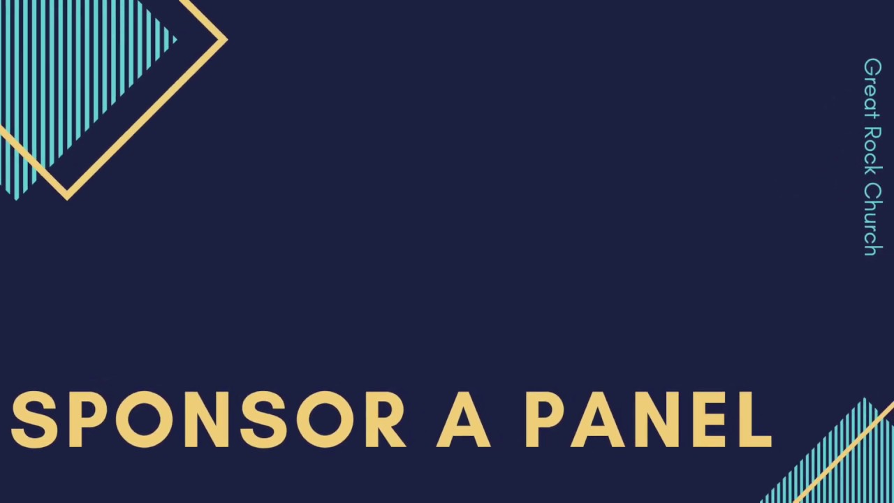 Sponsor a Panel - YouTube