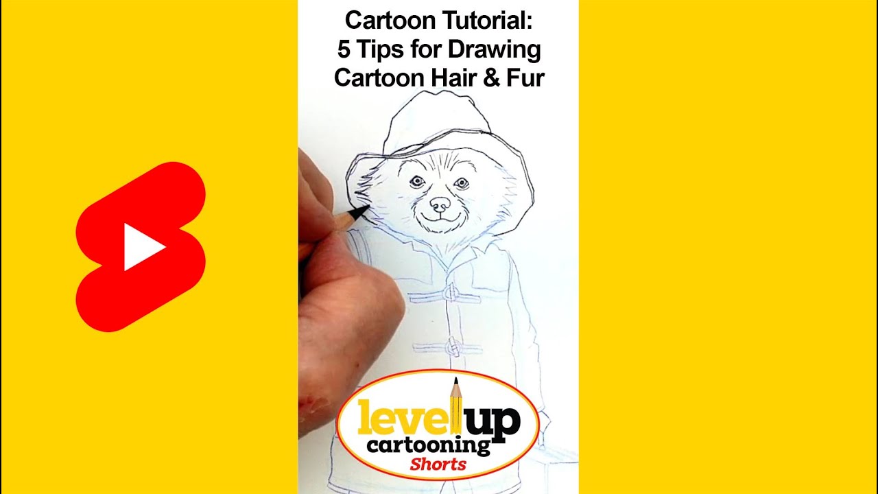 Cartoon Tutorial: 5 Tips for Drawing Cartoon Hair & Fur - YouTube
