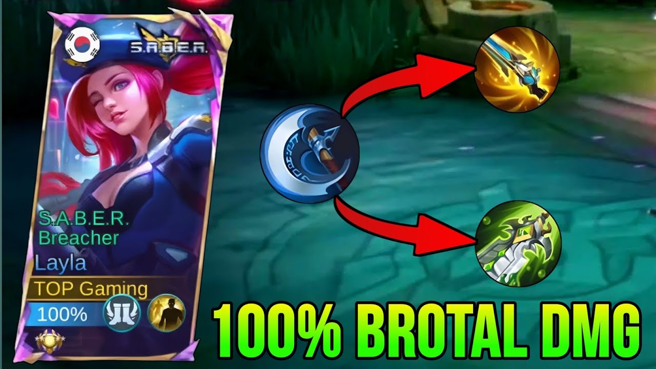 FINALLY LAYLA BEST BROKEN BUILD IN SOLO RANK!!🔥 (Build Top Global 2024 ...