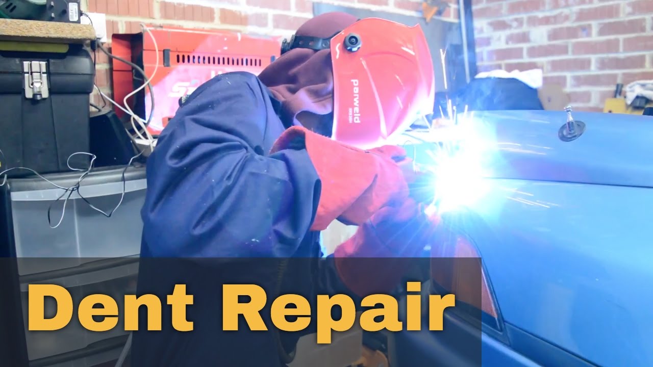 Repairing a Deep Dent on the MR2 - Part 1 - YouTube