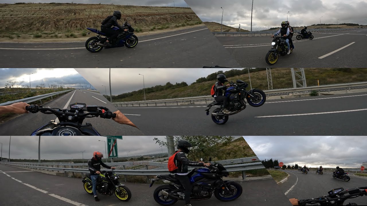 YAMAHA | R6 | MT07 | MT09 | SP | MT 10 | Tek Teker Gazlama vs - YouTube