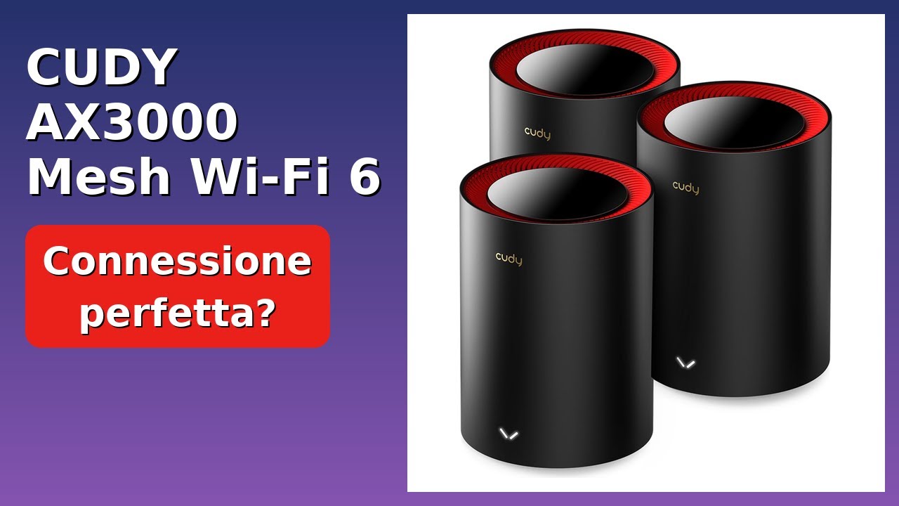 RECENSIONE (2025) : CUDY AX3000 Mesh Wi-Fi 6. DETTAGLI ESSENZIALI - YouTube