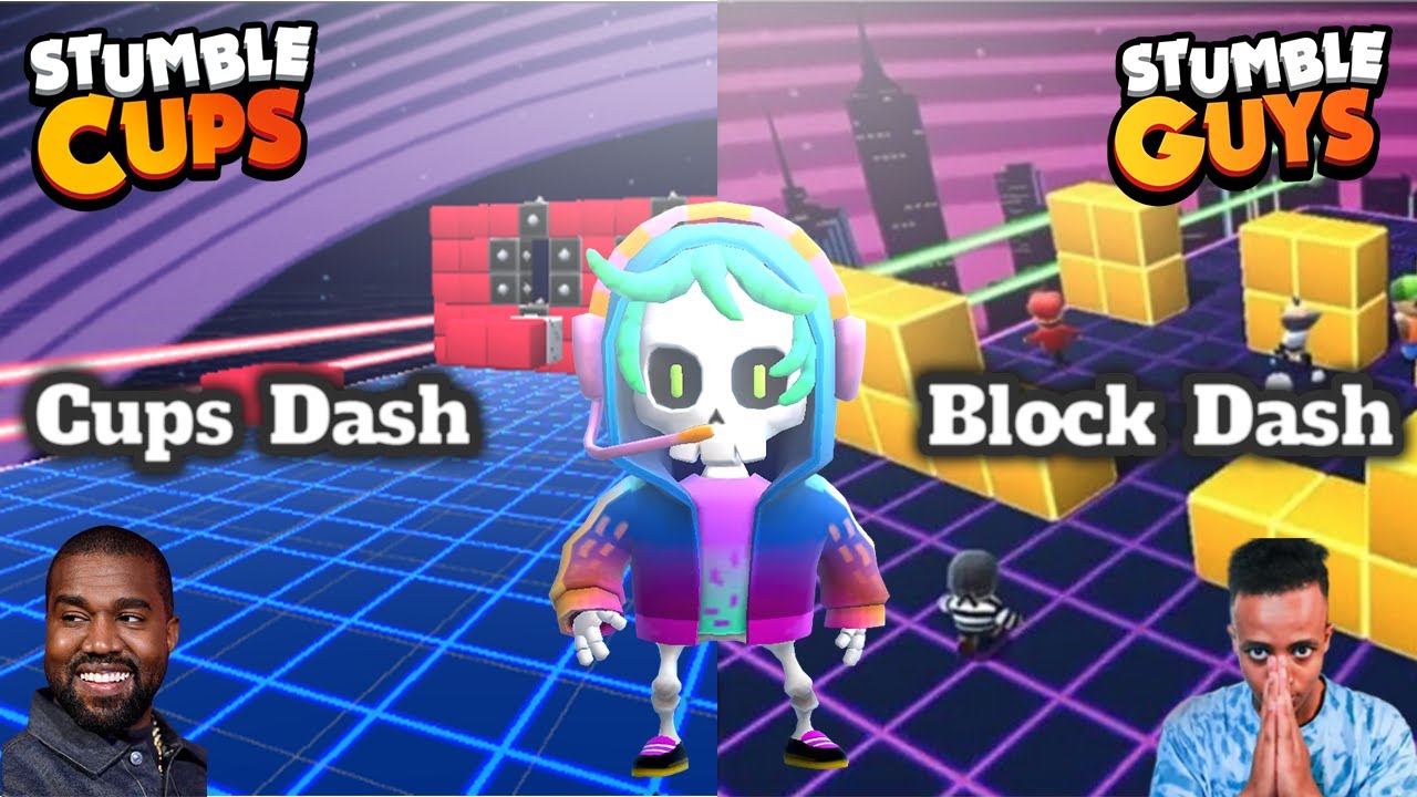 مقارنه بين كابس داش و بلوك داش | Stumble Cups - YouTube