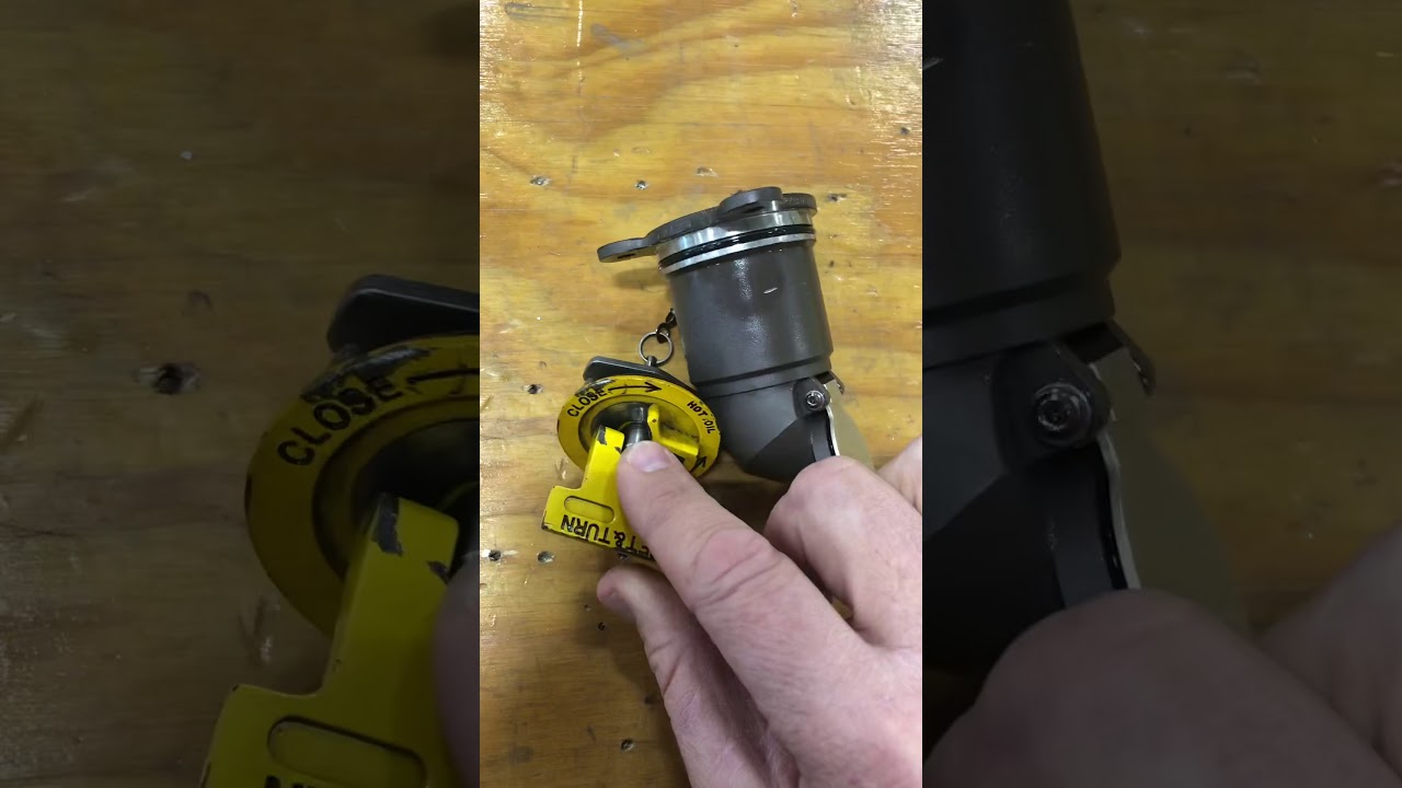 Pratt & Whitney 535 545 oil filler - YouTube