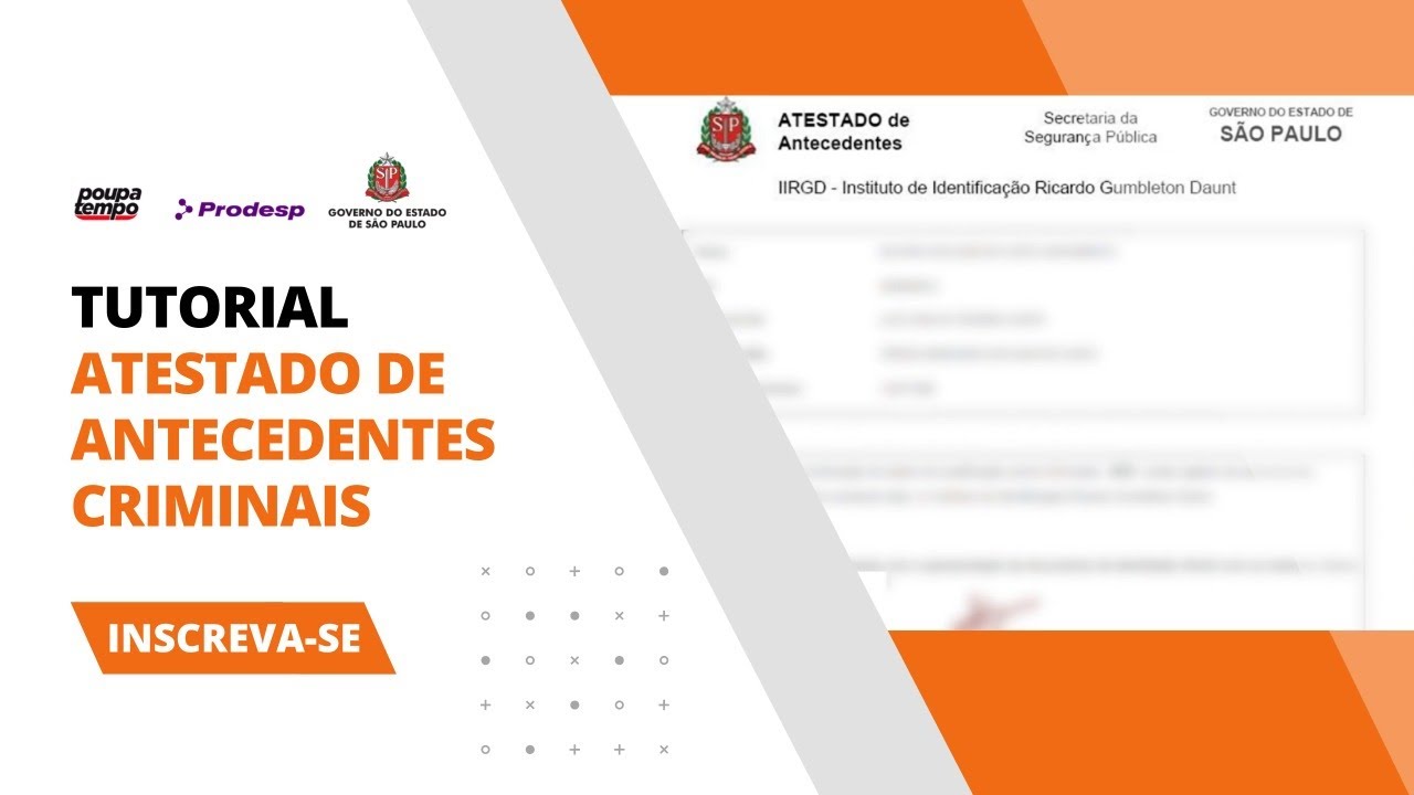 Tutorial - Atestado de Antecedentes Criminais - YouTube