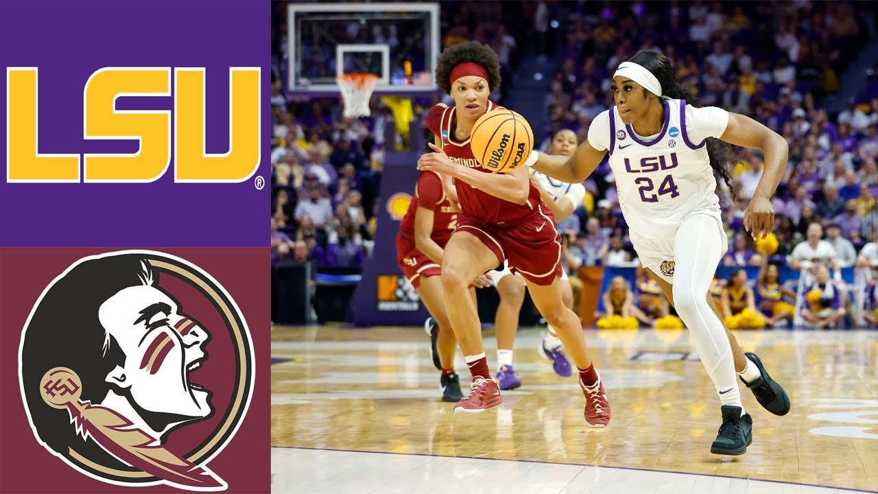 LSU vs Florida State Women's Basketball NCAA Championship 2nd Round ...
