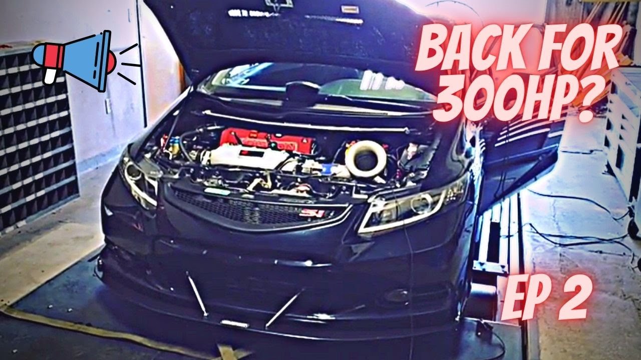9th gen civic si fg4 dyno day | back for 300hp on pump 93? ep 2 - YouTube