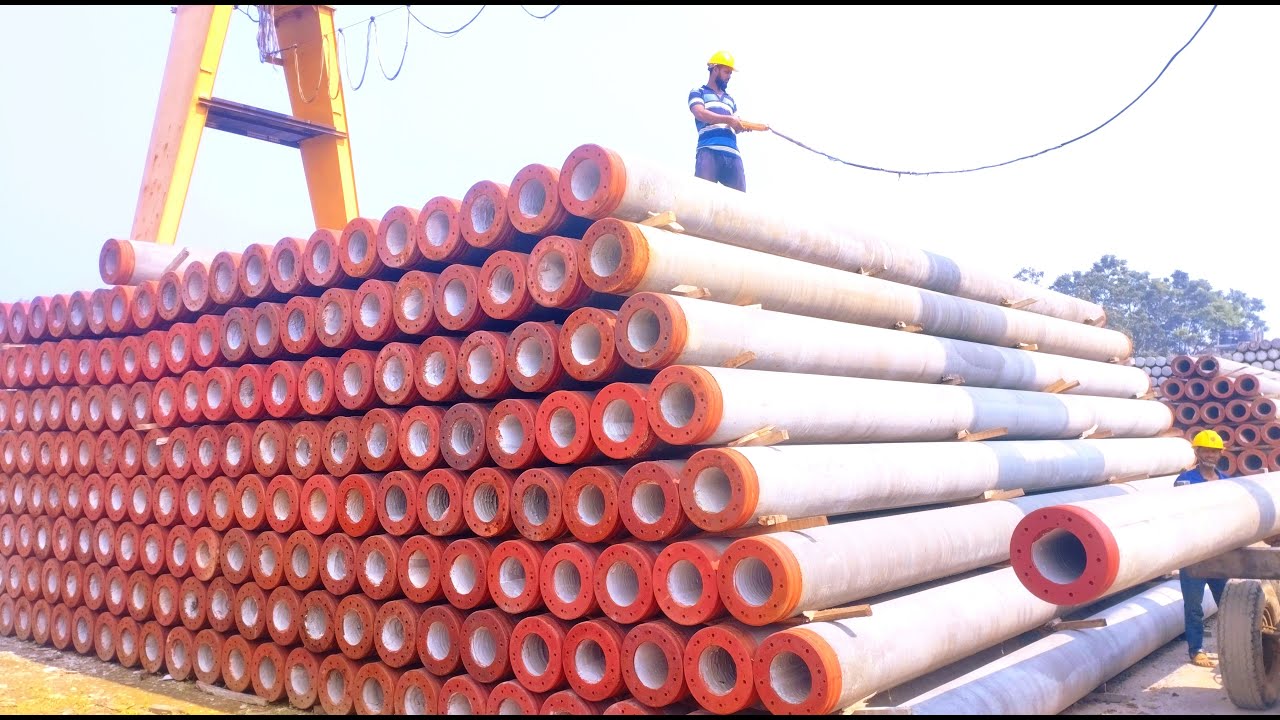 Inside the PHC Pile Manufacturing Process at Poles and Concrete Ltd ...