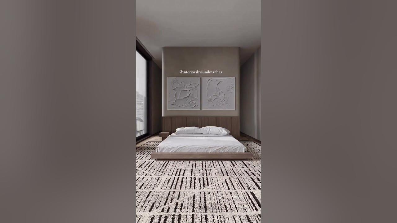 3Ds max vray bedroom - YouTube