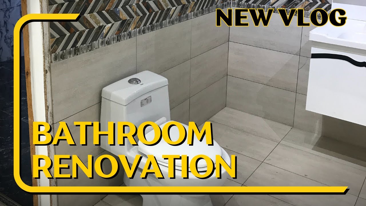 Bathroom Renovation VLOG | cookingwithvali - YouTube