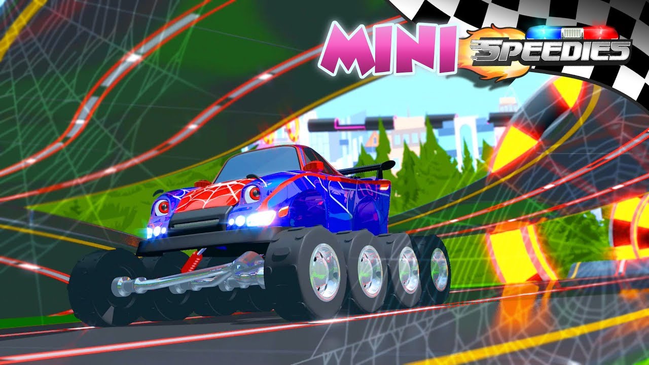 Itsy Bitsy Spider | Nursery Rhymes for Kids - Speedies Car Cartoons ...