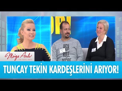 Tuncay Tekin, kardeşlerini bulmak istiyor - Müge Anlı İle Tatlı Sert 2 Ocak 2018