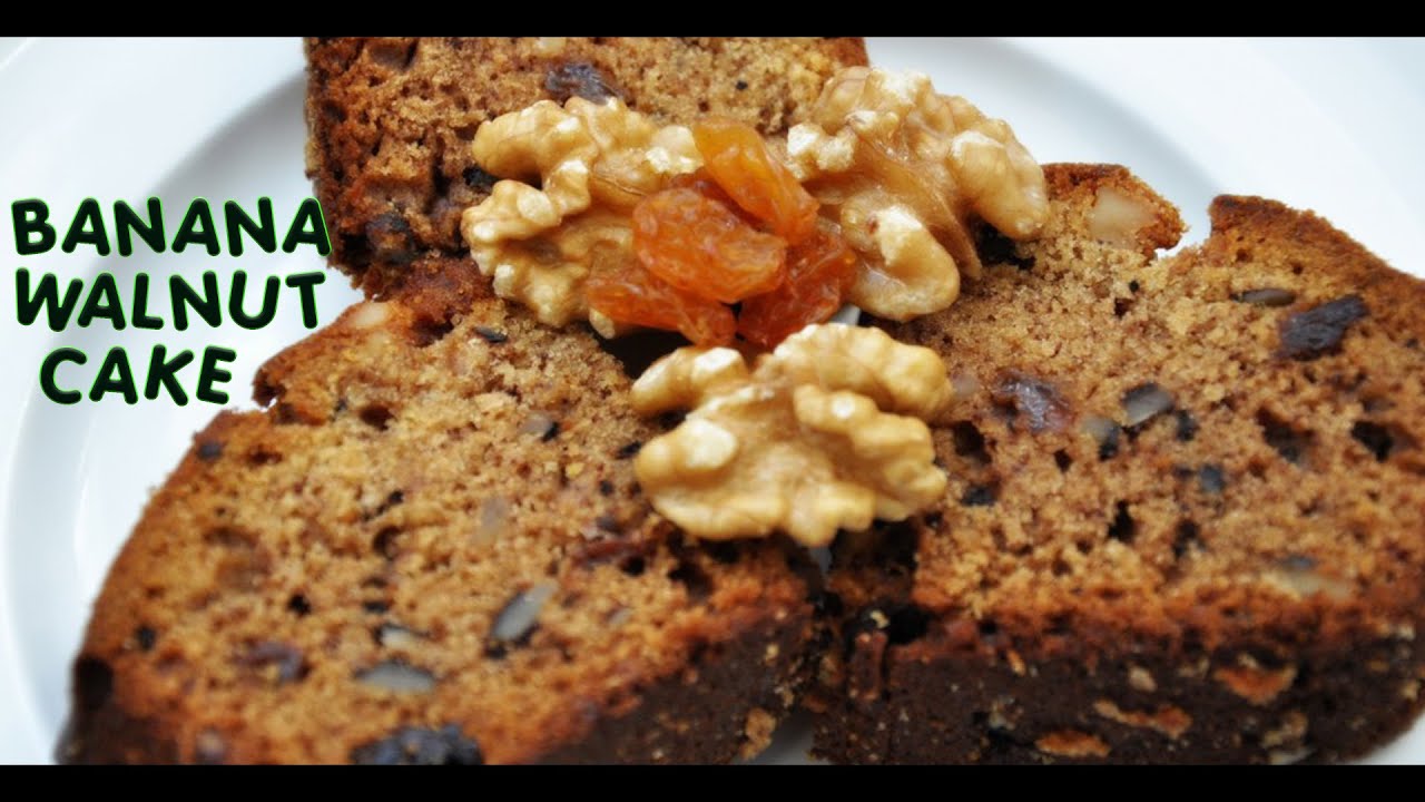 Banana Walnut Cake and Banana Walnut Dosai - YouTube