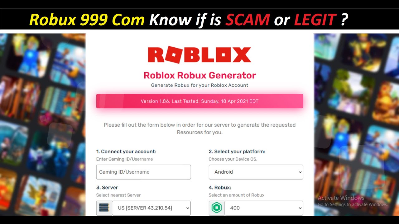 scp 999 ! robux 999 ! robux 999 Com ! Robux999.com - Watch to Know The ...