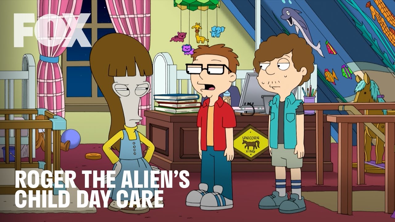 American Dad! | Roger the Alien’s Day Care | FOX TV UK - YouTube