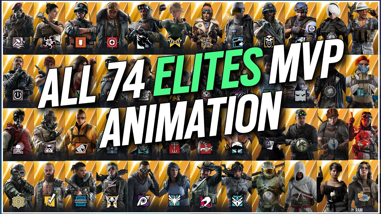 ALL 74 ELITE SKINS MVP ANIMATIONS & Paragon Elites - OPERATION TENFOLD ...