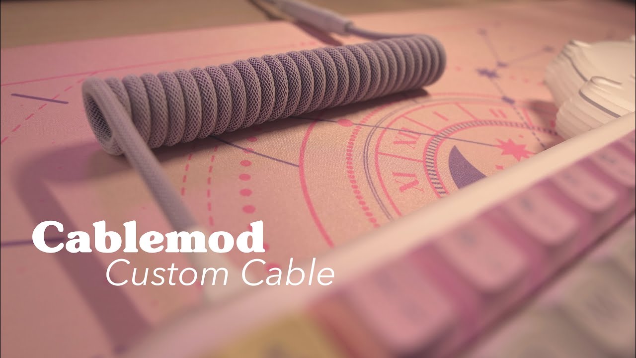 Cablemod Custom Keyboard Cables Unboxing ☁ - YouTube